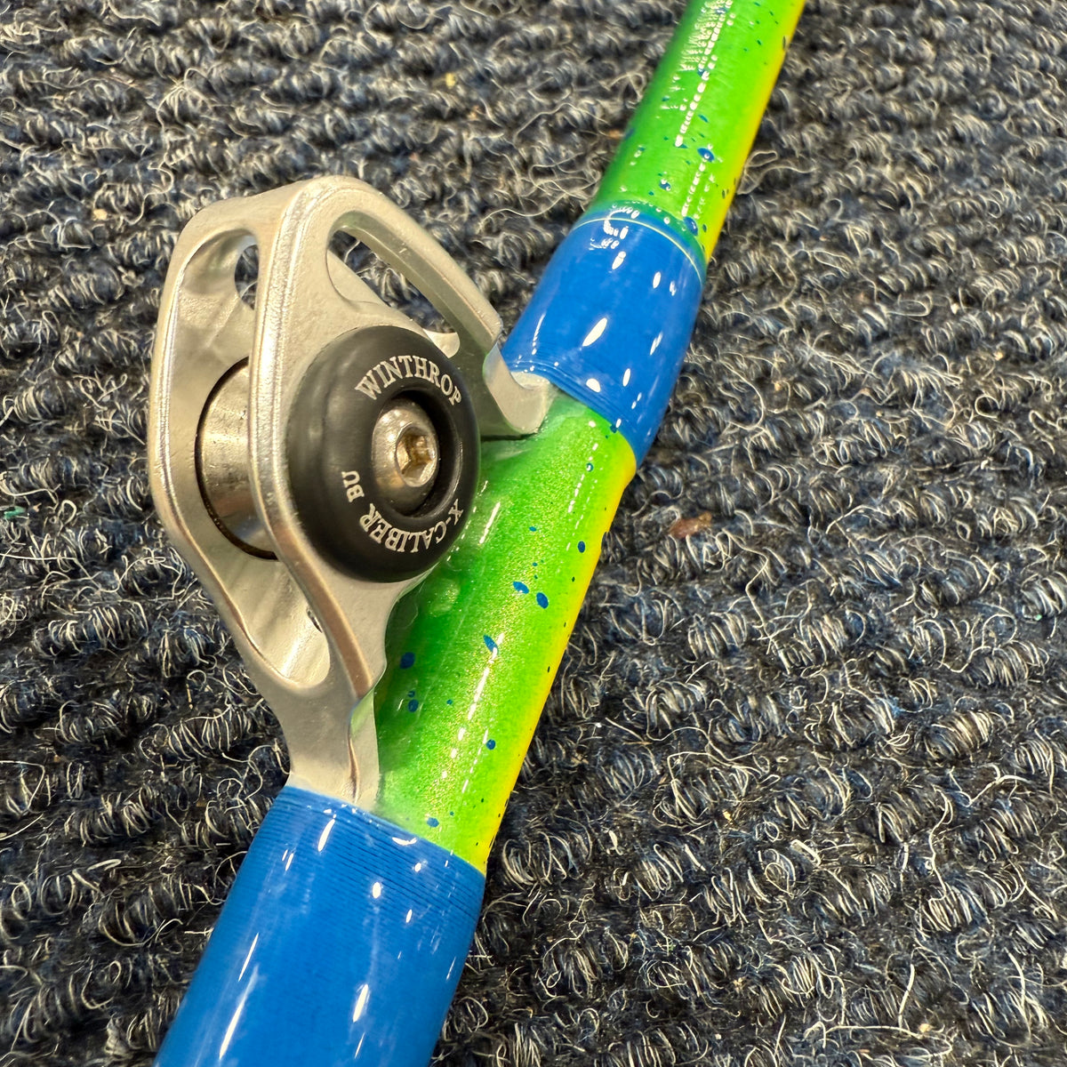 Zack's Team Goose XXL Tuna Rod, No 6 Silver Guides MAHI – The Mighty Fish