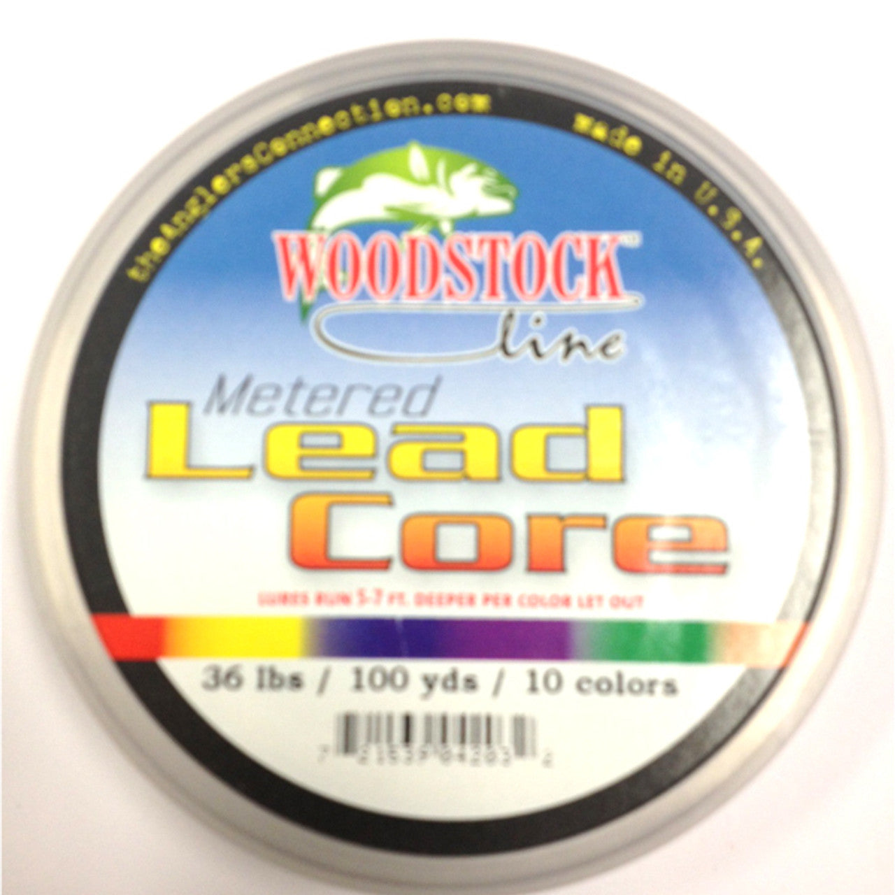 WOODSTOCK METERED LEAD CORE 45 LB 100 YDS 10 COLORS – The Mighty Fish