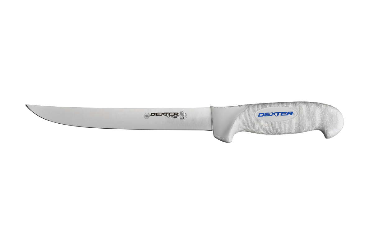 DEXTER 8" WIDE FILLET KNIFE, WITH EDGE GUARD – The Mighty Fish